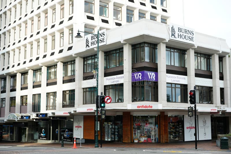 Burns House Urban Building New Zealand Stock Photos - Free & Royalty ...