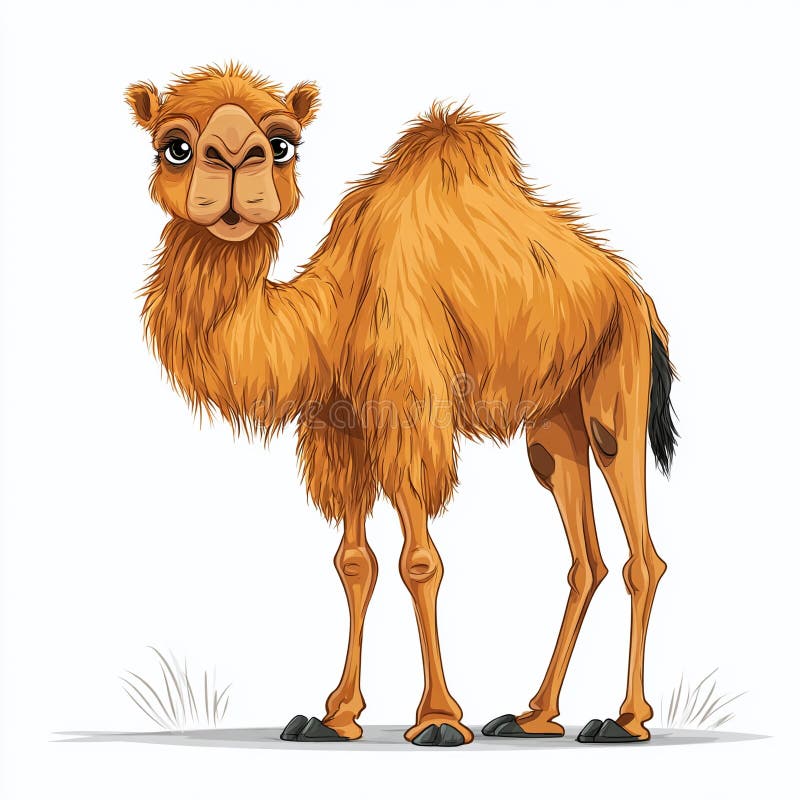 Humorous Visual Prompt Embarrassed Camel Image Generation Expert AI ...