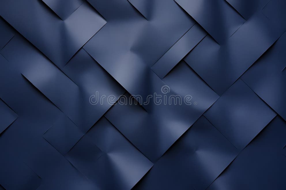 Abstract Dark Blue Geometric Pattern Background Stock Illustration ...