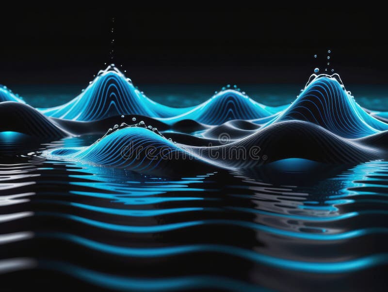 Shapes of the Water stock illustration. Illustration of pattern - 366249674