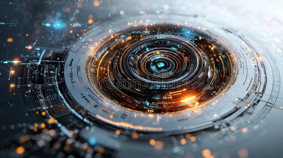 Exploring the Intricate World of Technology through a Stunning Circular ...