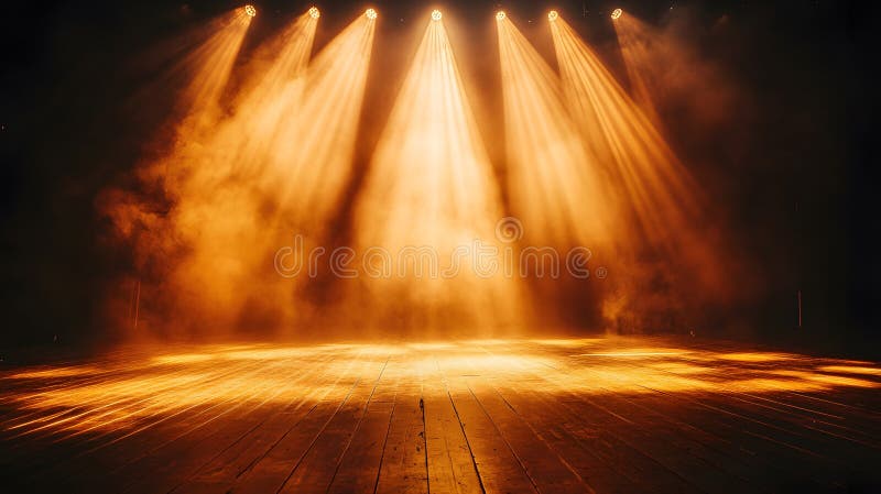 Illuminating the Stage: a Dramatic Display of Warm Light and Shadow in ...
