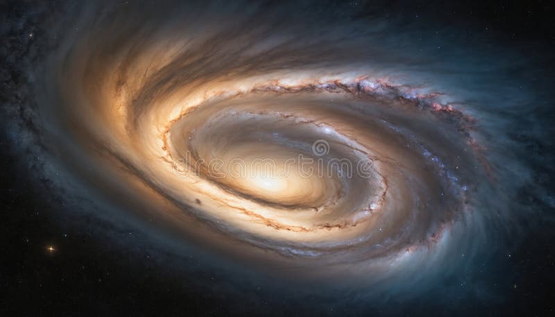 A Celestial Tapestry of Whirlwind Clouds in the Cosmic Expanse Stock ...