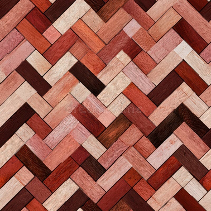 Classic Herringbone Wood Seamless Pattern with Tile Effect Stock ...