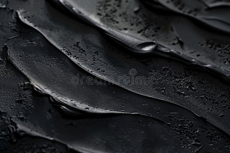 Dark, Textured Black Paint Surface Close-up Stock Image - Image of ...