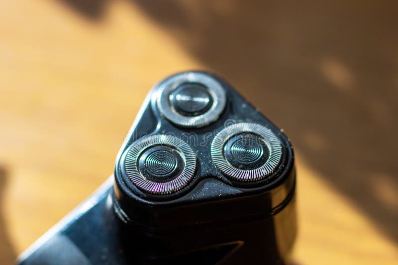 This Image Showcases a Close Up of a Shaver that Features Three Sharp ...
