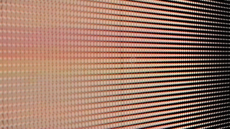 Close Up of Red LED Light Panel Displaying Vivid Pixels Stock Video ...