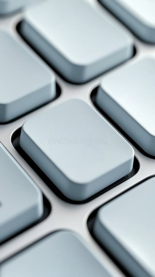 Close-up of a Sleek, Modern Keyboard with a Minimalist Design, AI Stock ...