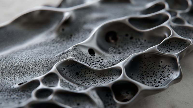 Detailed Close-up of Cermet Composite with Unique Surface Texture Stock ...