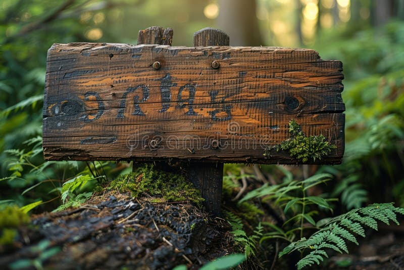 Assorted Wooden Signage Mockup Templates for Artwork Design on Rustic ...