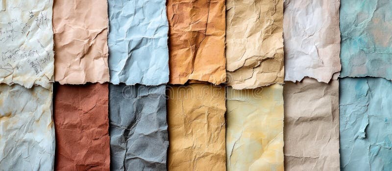 Creative Paper Textures with Handwritten Notes and Sketches for Design ...