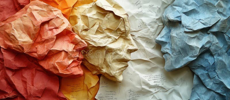 Creative Paper Textures with Handwritten Notes and Sketches for Design ...