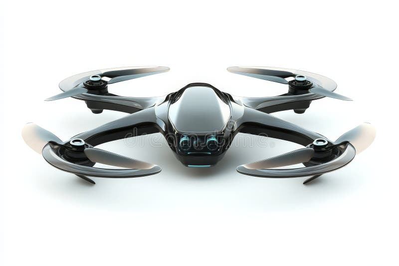 Futuristic Drone Design Illustration Stock Illustration - Illustration ...