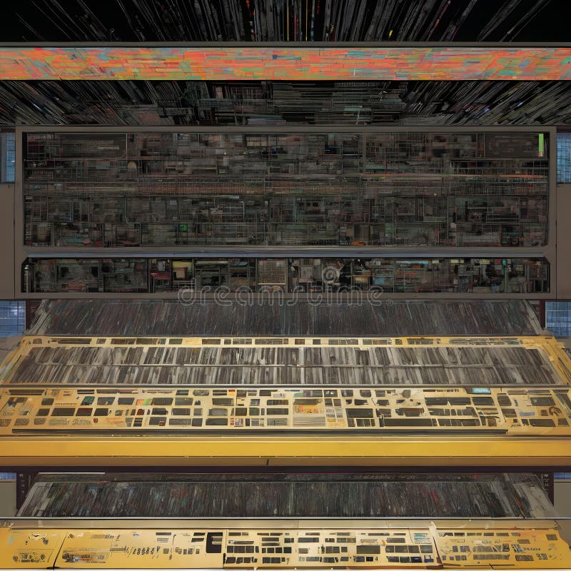 The Complexity of a Quantum Computer Control Desk. Stock Image - Image ...