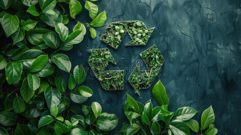 Green Technology: Recycling Symbol for Clean Industry and Reuse Ecology ...