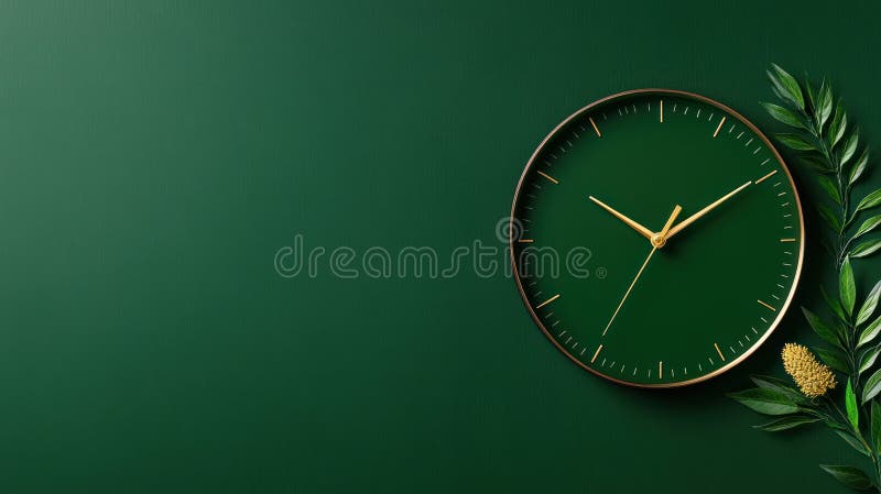 Contemporary Green Wall Clock for a Stylish and Functional Home or ...