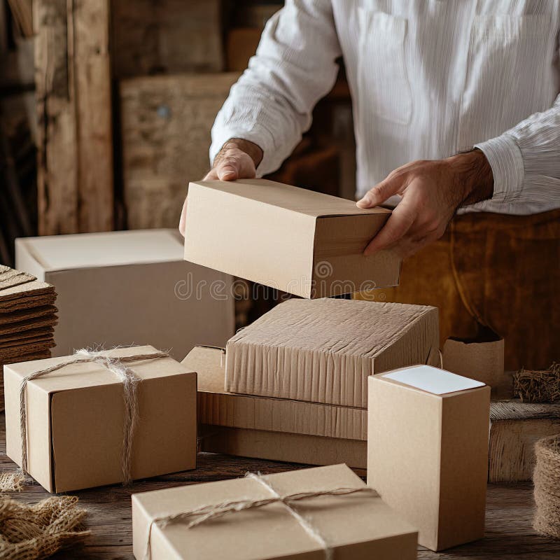 Craft Packaging: Ergonomics, Design, Materials Stock Image - Image of ...