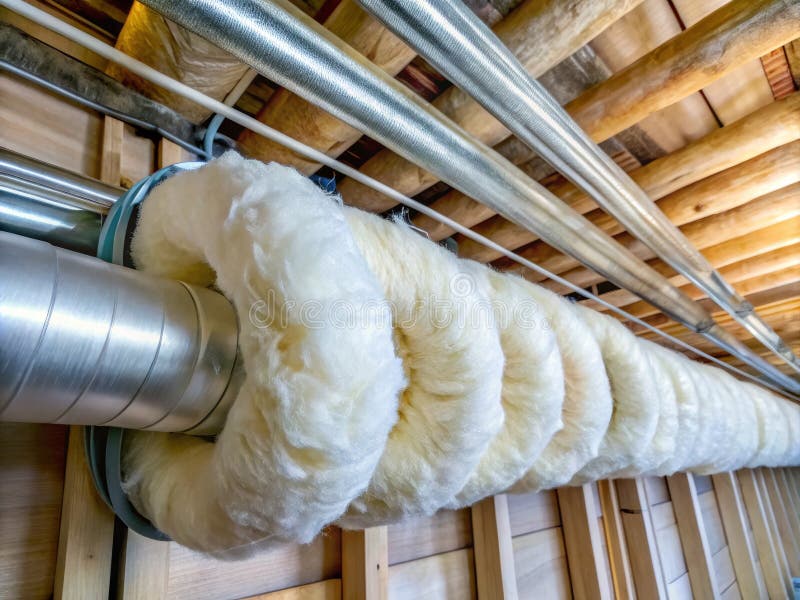 Insulation Wrap for Pipes and Wiring in Conduit Preventing Heat Loss ...