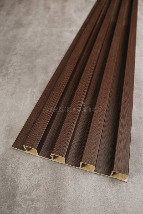 Dark Brown Wood Paneling stock photo. Image of wall - 377161852