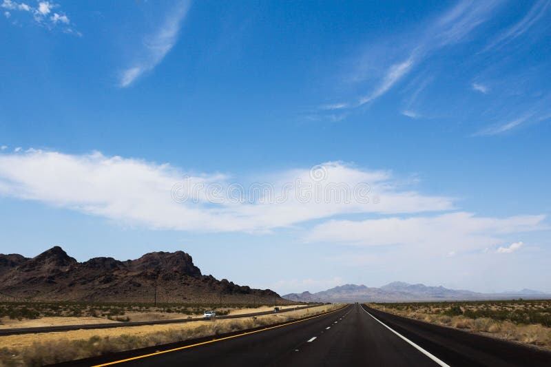 Image Showcases a Desolate Stretch of Route 66, the Iconic American ...