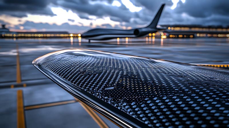 Detailed Composite Wing Section with Structural Layers Stock ...