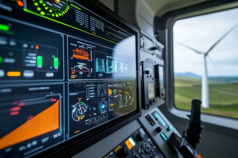 Control Room Interface of Renewable Energy System with Wind Turbine in ...