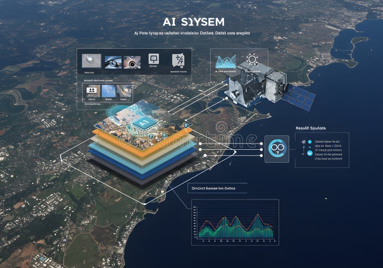 Technological System Diagram Depicting Data and Artificial Intelligence ...