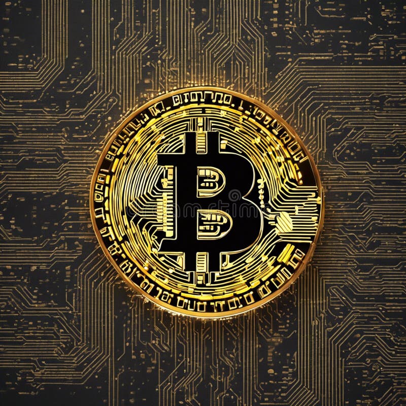 "Bitcoin Circuit" Stock Illustration - Illustration of pattern, bitcoin ...