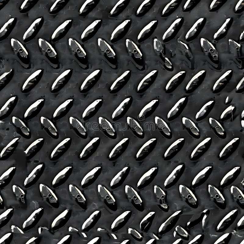 Distressed Metal Floor Tread Repeating Pattern Stock Illustration ...