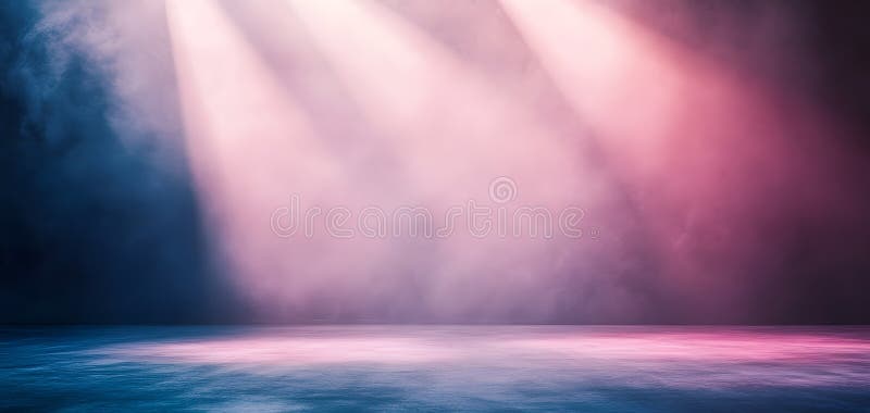 A Mesmerizing Display of Soft Light Rays Engulfing the Stage, Creating ...