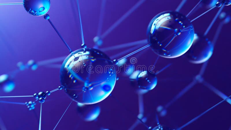 Molecular Connections: a 3D Visualization of Interconnected Spheres ...