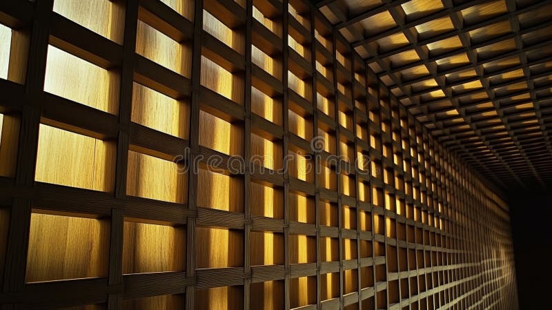 Geometric Grid Wooden Egg Crate Panel for Ceilings and Walls a Modern ...