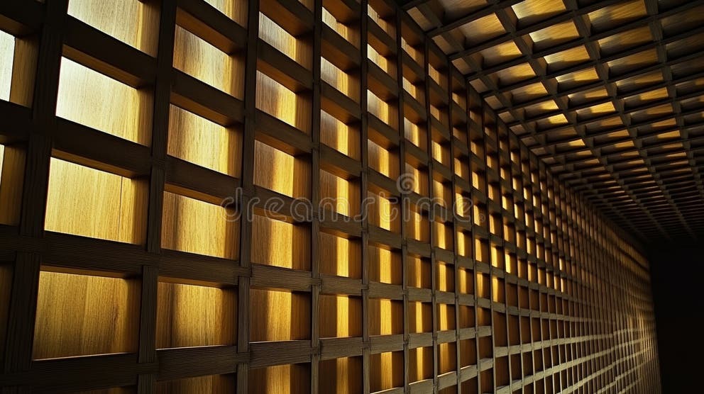 Geometric Grid Wooden Egg Crate Panel for Ceilings and Walls a Modern ...