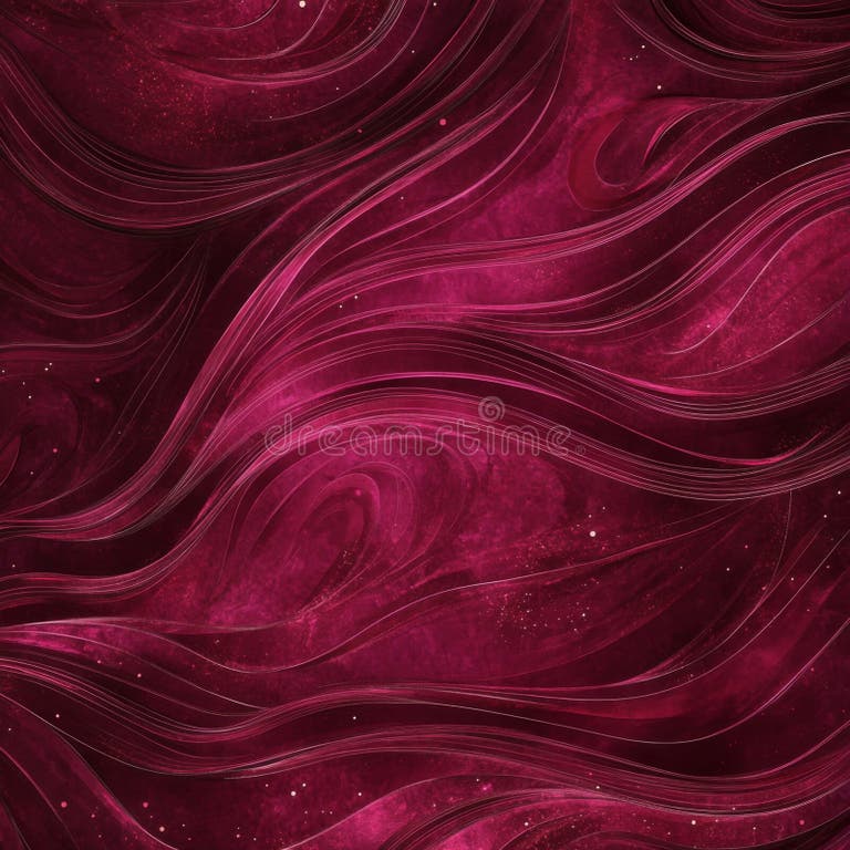 Elegant Maroon Waves and Subtle Glitter in Abstract Motion Stock Photo ...