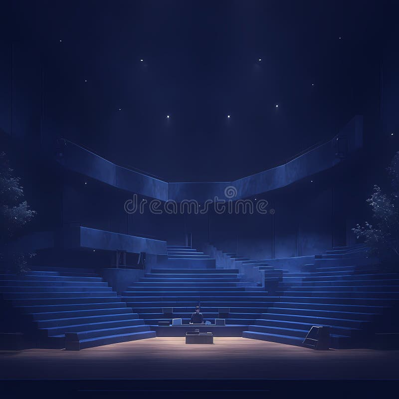 Engaging Lecture Hall Experience Stock Illustration - Illustration of ...