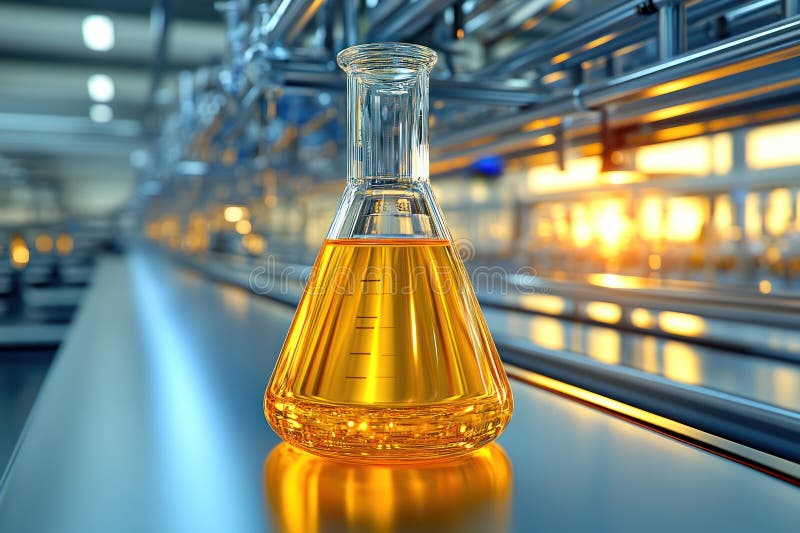 Innovative Research: Beaker with Formula in Laboratory Stock ...