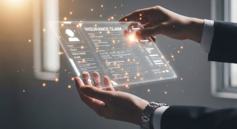 AI-Powered Insurance Claim Processing Stock Image - Image of actuary ...