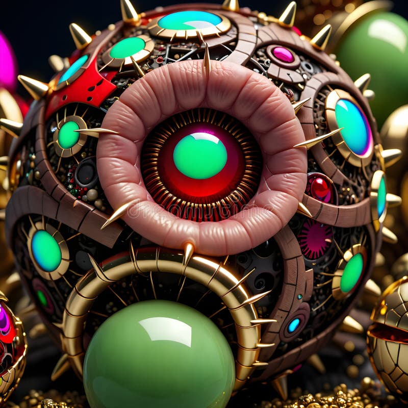 Glowing Organic Sphere Metallic Texture Stock Photos - Free & Royalty ...