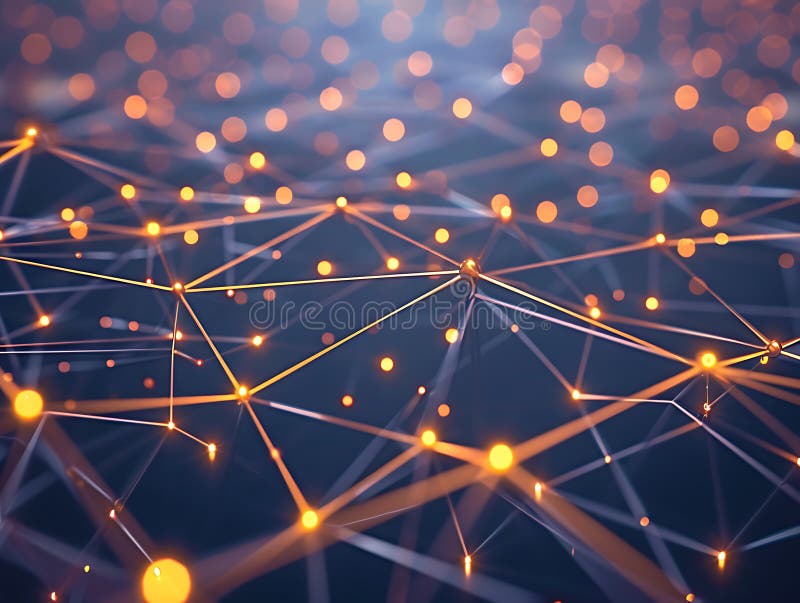 Global Network Abstract Background with Technology and Communication ...