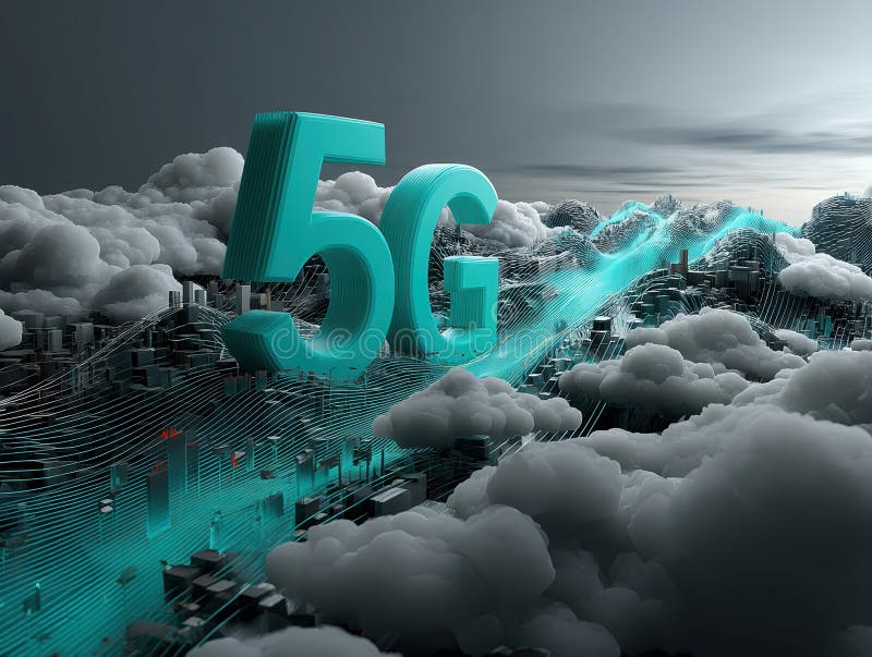 Image Showcases 5Gs Disruptive Power with Dramatic Clouds and Cityscape ...