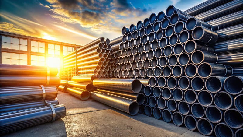 Efficient Outdoor PVC Pipe Storage Solution for Industrial Warehouses ...