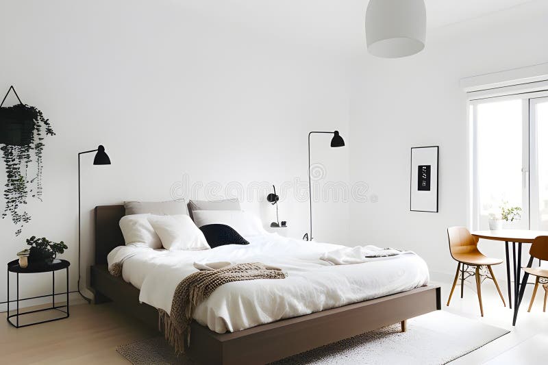 Home Interiors Decluttered Spaces Minimalist Decor Generated by Ai ...