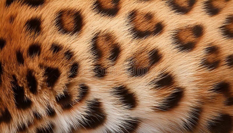 The Image Showcases the Intricate Pattern of a Leopard S Fur, with Its ...