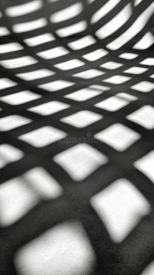 Abstract Shadow Patterns Create a Dynamic Grid on a Smooth Surface, AI ...