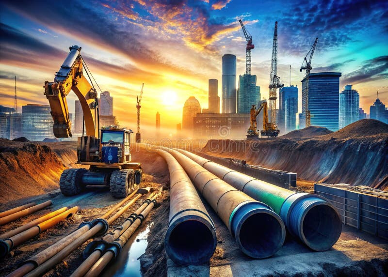 Modern Urban Drainage System Installation Efficient Engineering ...