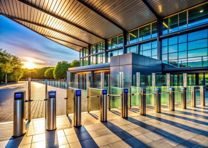 Modern Metro Stadium Security Entrance a Detailed Look at Access ...