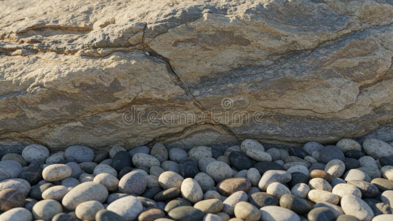 Rock and Pebbles Texture stock illustration. Illustration of formation ...