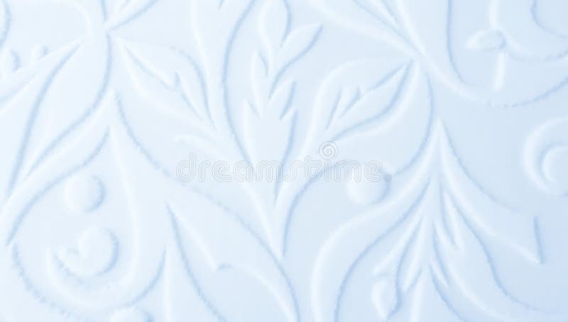 Light Blue Embossed Floral Pattern Texture Background Stock ...