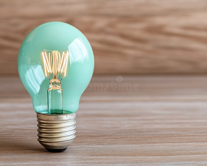 This Image Showcases a Lightbulb, a Symbol of New Ideas and ...