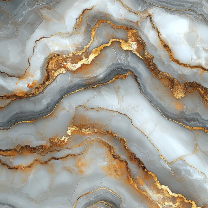 Elegant Marble Texture with Gold Veins and Grey Striations Stock Image ...